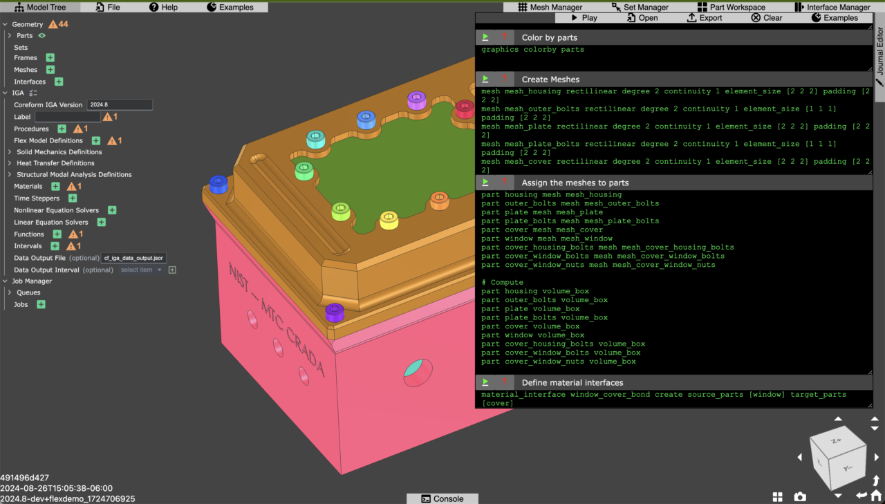 Coreform - v2024.8. Flex